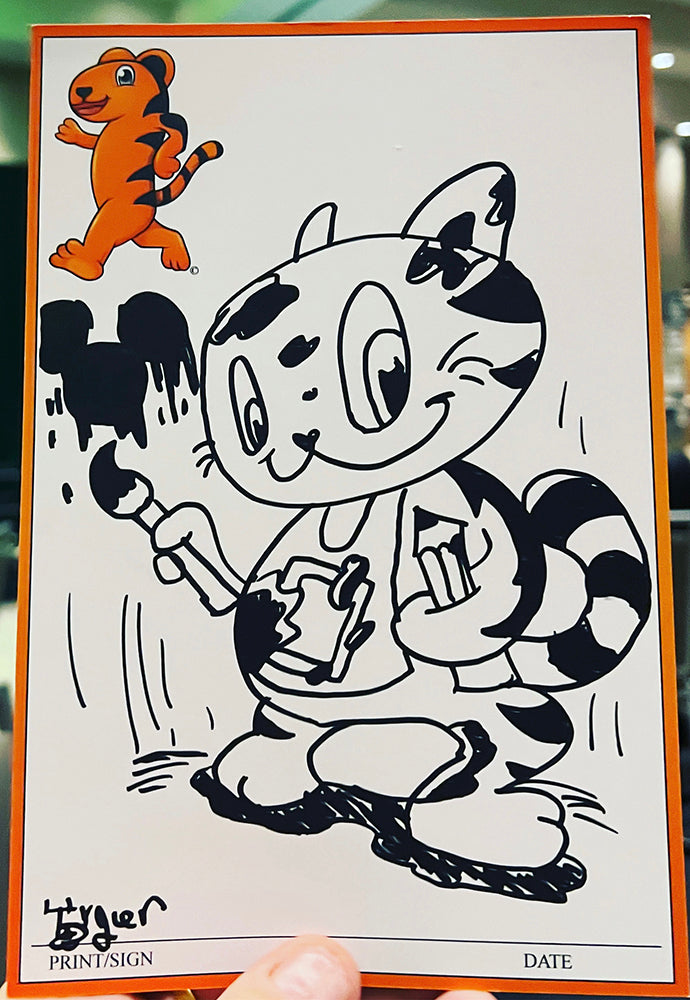 The Art Challenge – The Autistic Tiger
