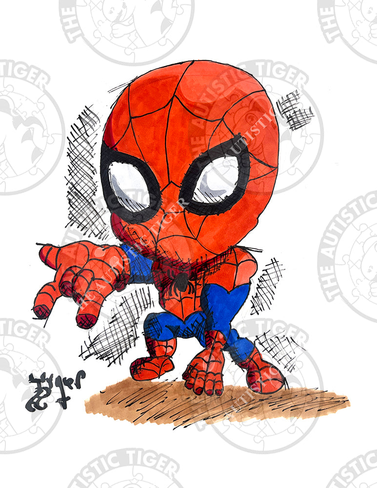 Art Print - SH4 Spidey - Marvel – The Autistic Tiger